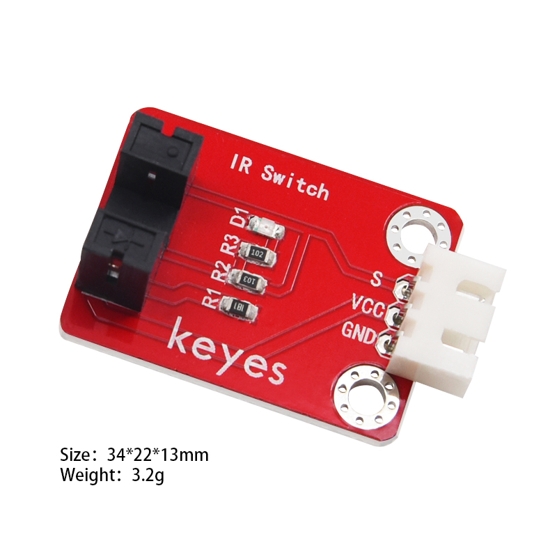 Keyes光折断感应传感器模块兼容Arduino microbit环保 防反插接口 配3P线