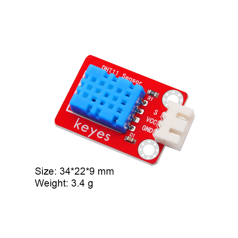 Keyes DHT11温湿度传感器模块数字采集 兼容Arduino microbit环保
